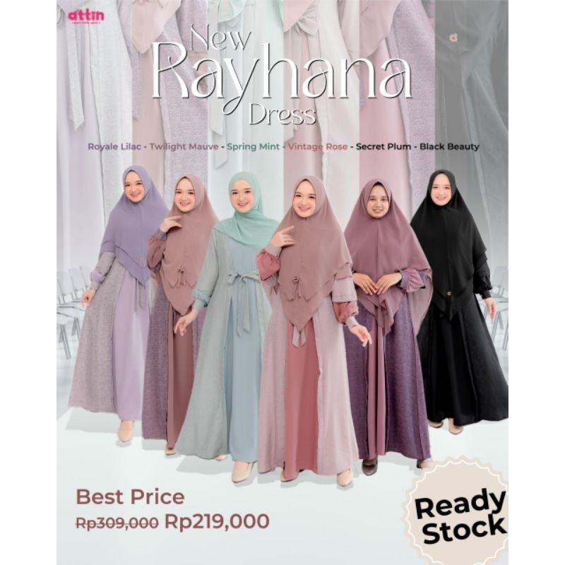 Jual RAYHANA DRESS ONLY NEW | ATTIN | Shopee Indonesia