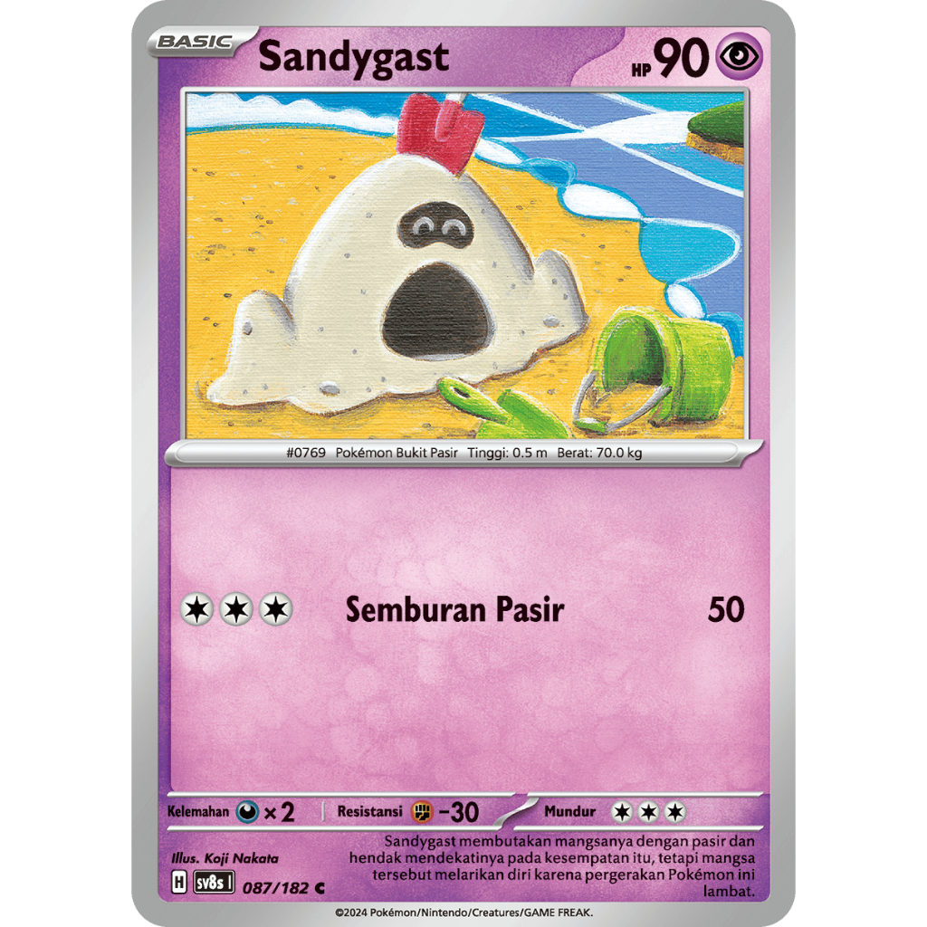 Jual Sandygast Kartu Pokemon Sandygast | Shopee Indonesia