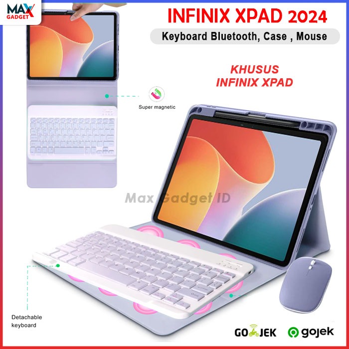 Jual INFINIX Xpad 11 Inch 2024 KHUSUS Keyboard Bluetooth Wireless Mouse ...