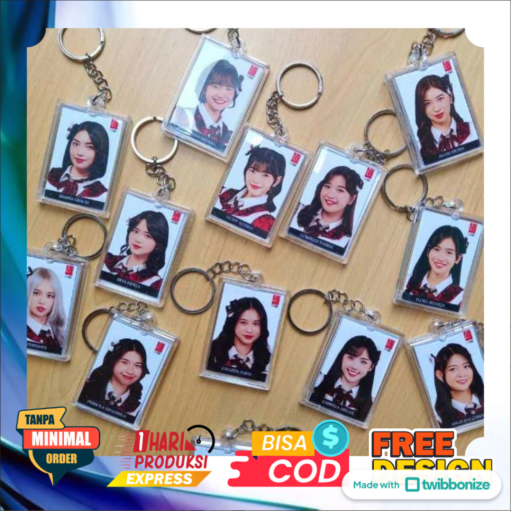 Jual GANTUNGAN KUNCI JKT48 ADEL. FREYA, MARSHA, ZEE, SHANI, MICHIE DLL ...