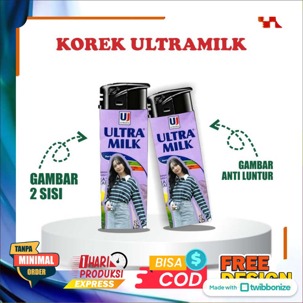 Jual KOREK API CUSTOM / KOREK API ULTRAMILK / KOREK API CUSTOM FOTO ...