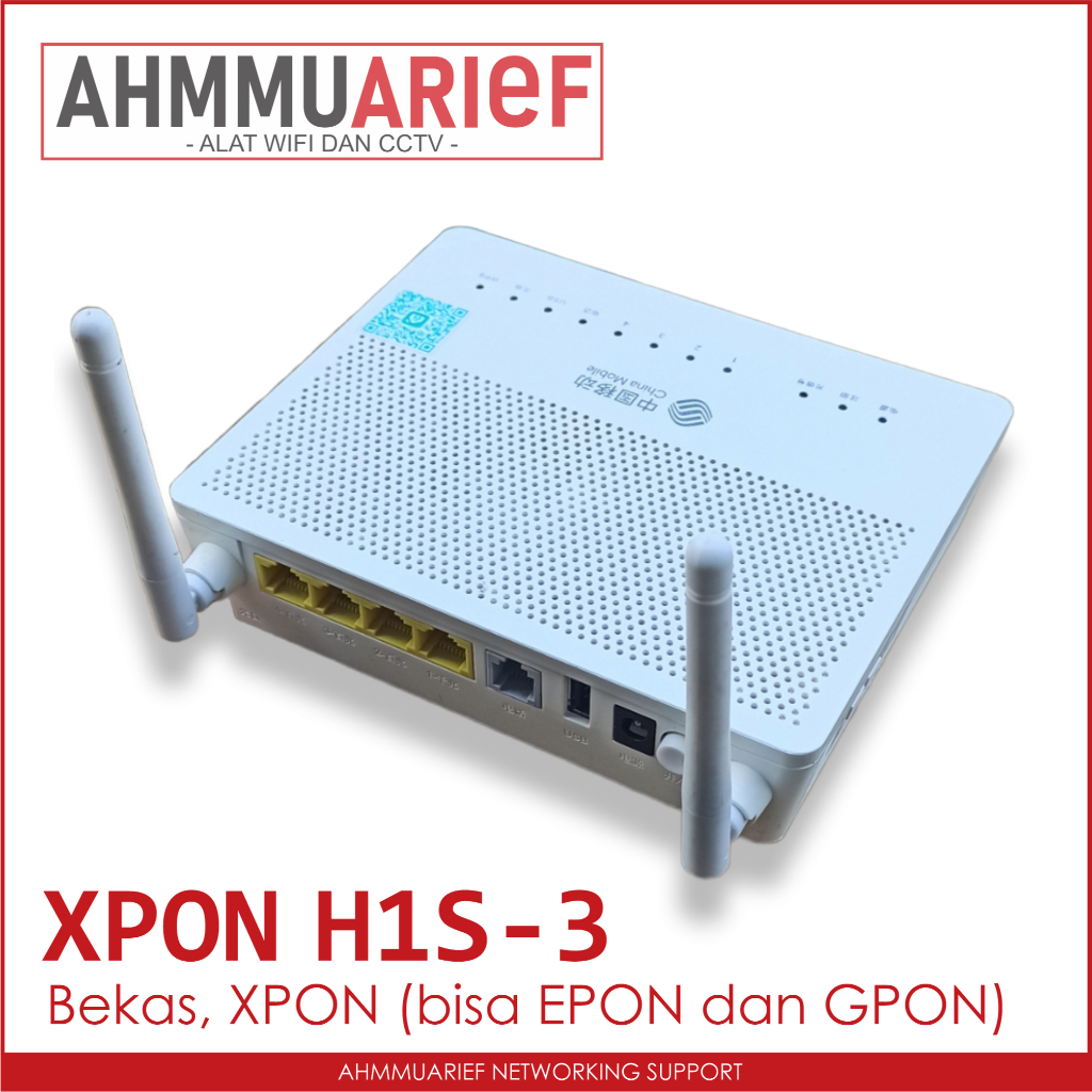 Jual ONU ONT XPON H1S-3 WIRELESS ACCESS POINT BISA EPON ATAU GPON | Shopee Indonesia