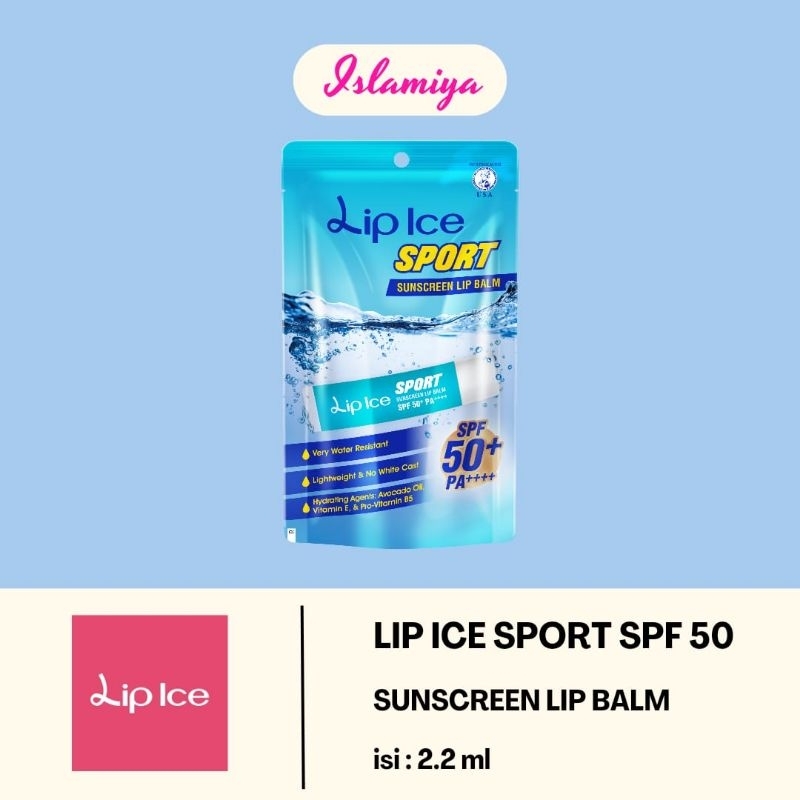 Jual LIP ICE SPORT Sunscreen Lip Balm SPF 50+ PA ++++ | Shopee Indonesia