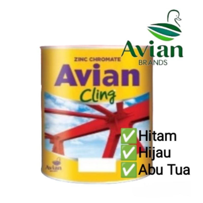 Jual Meni Besi Avian 1kg Zinc Chromate Cat Primer Dasar anti karat ...