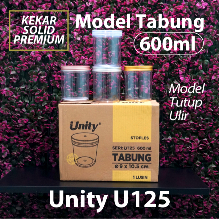 Jual Toples Unity U 125 - Model Tabung Tutup Ulir Premium - 600ml 0.6kg | Shopee Indonesia