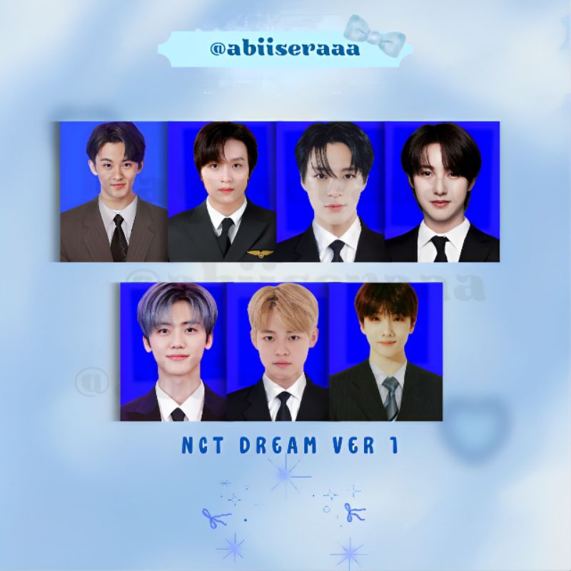 Jual [4 foto] Pas Foto NCT DREAM Latar merah/ Pas foto NCT DREAM latar ...