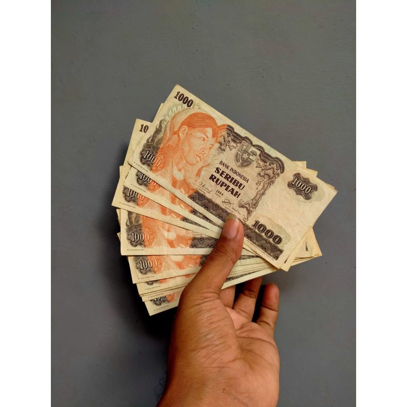 Jual 1000 Rupiah seri pak Dirman 1968 bekas bagus Marta Collection 02 ...