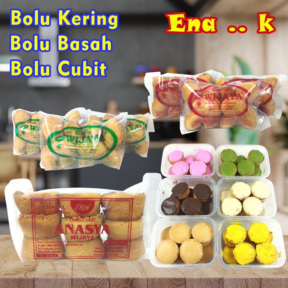 Jual Roti bolu wijaya enaak basah dan kering 1 bUNGKUS ISI 10 BOLU ...