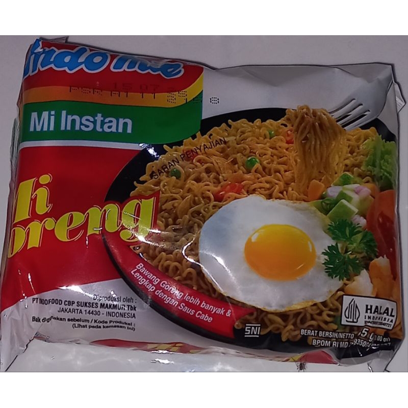 Jual 5 pcs Indomie Goreng 85gram/ 10 pcs Indomie Goreng 85gram | Shopee ...