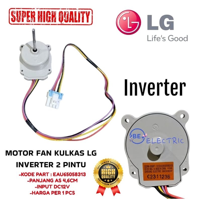 Jual FAN MOTOR KULKAS LG INVERTER DC12V QSM-056F-13 / EAU65058313 AS 4 ...