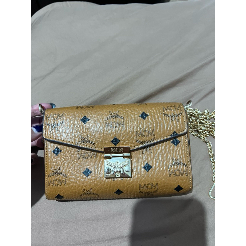 Jual MCM Tas Kulit MOM slemapang autentic | Shopee Indonesia