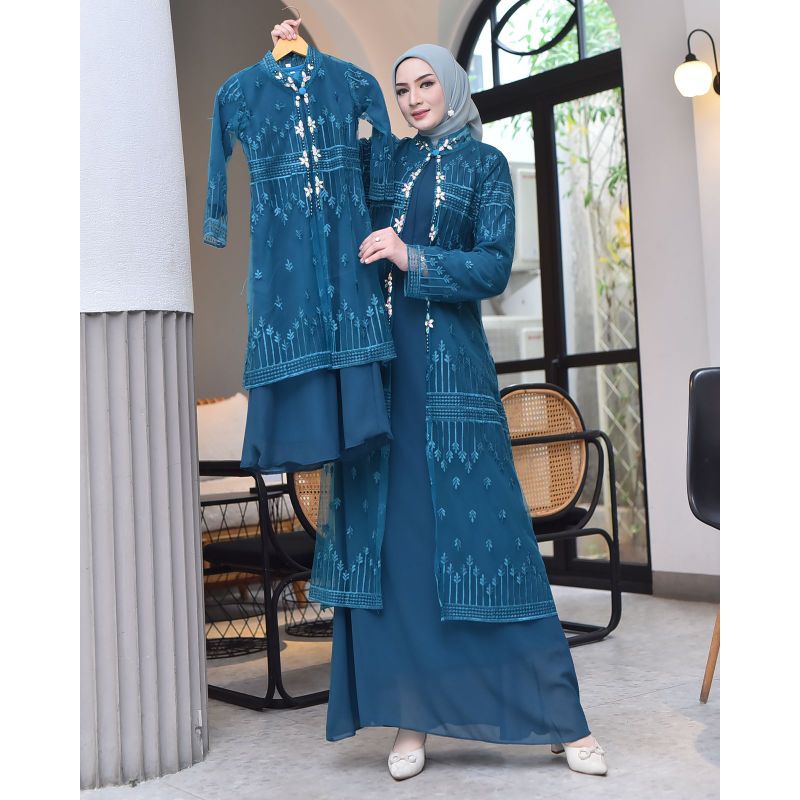 Jual Gamis Yasmin Dress Payet Premium - Gamis Outher Couple Ibu dan ...