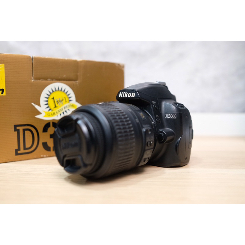 Jual DSLR TERMURAH Nikon D3000 + 18-55mm Fullbox | Shopee Indonesia