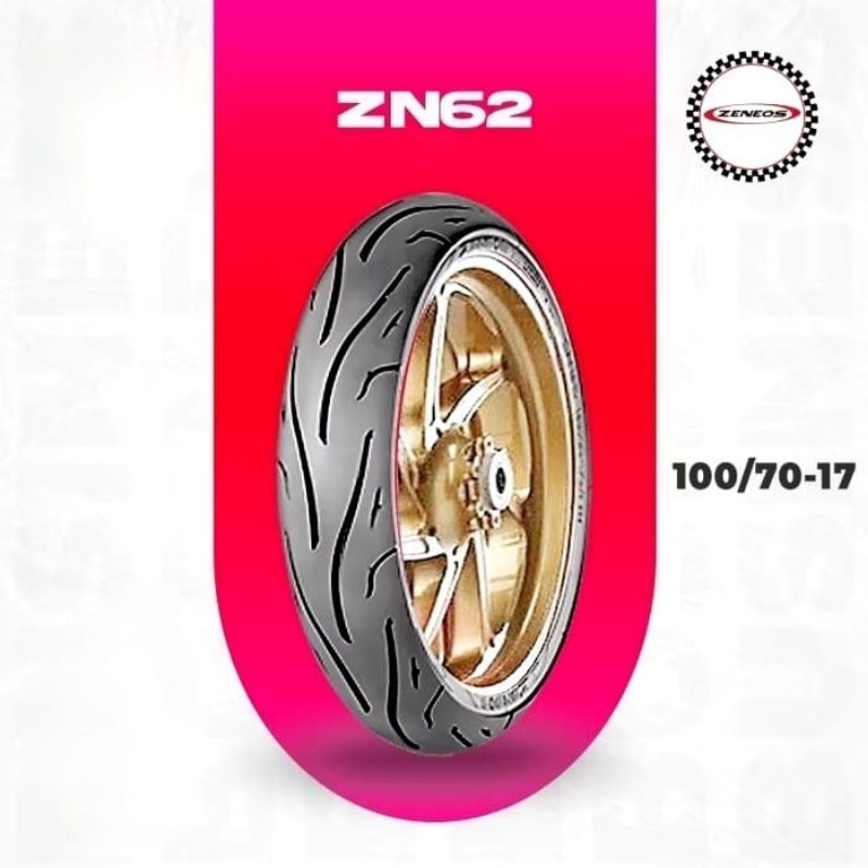 Jual BAN ZENEOS ZN62 100/70 - 17 TUBLESS | Shopee Indonesia
