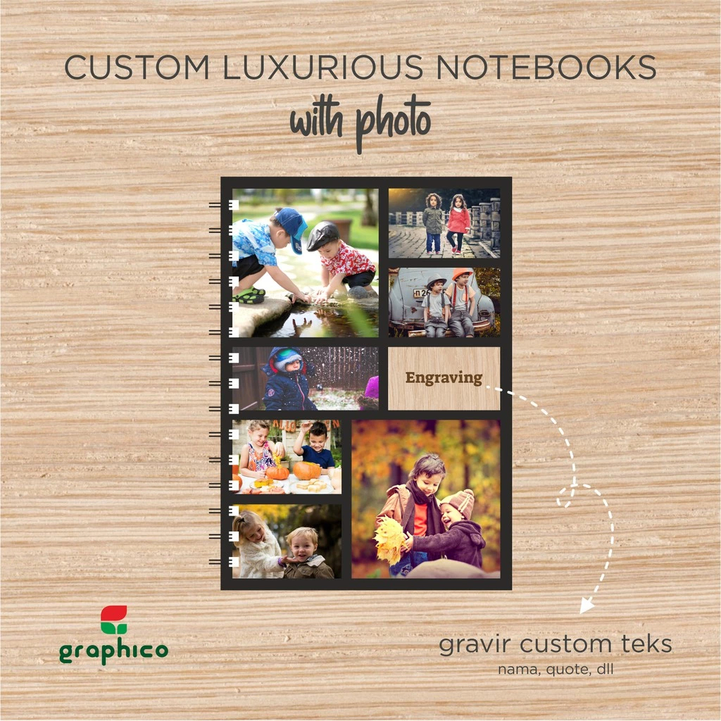 Jual Notebook Hardcover Spiral A5 Custom Murah | Shopee Indonesia