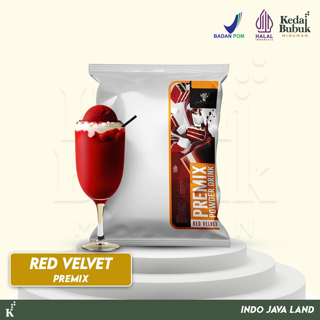 Jual Javaland Bubuk Minuman Rasa Red Velvet 1Kg - Premix | Bubble ...