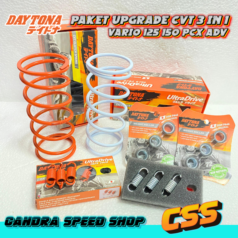 Jual PAKET UPGRADE KIRIAN CVT DAYTONA VARIO 125 CBS VARIO 150 PCX 150 ...