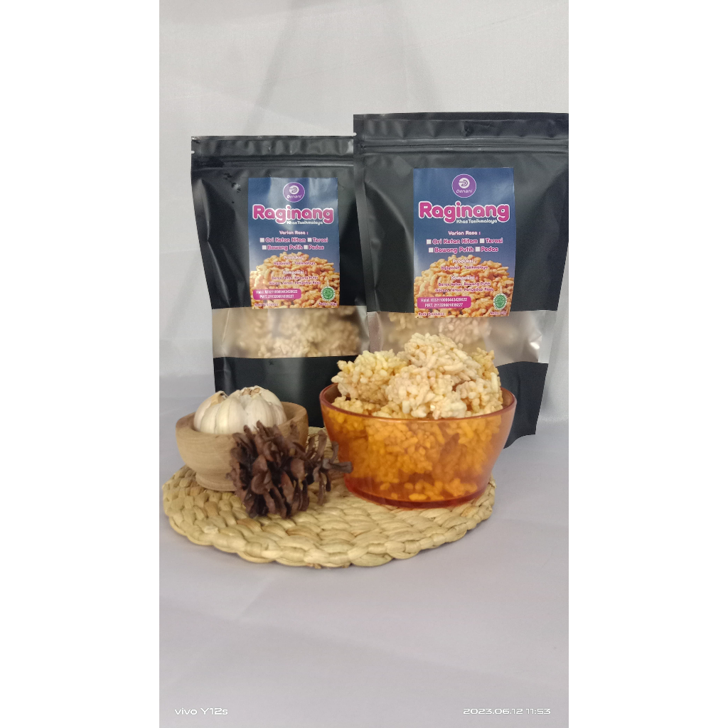 Jual raginang mini dengan varian rasa original, terasi, ketan hitam dan ...