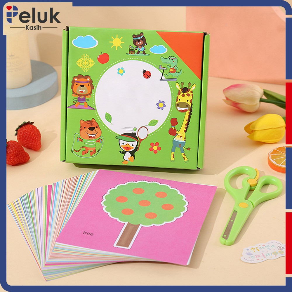Jual Mainan DIY Paper Cutting Paper Activity Kit / Mainan Belajar ...