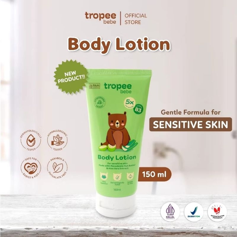 Jual Tropee Bebe Body Lotion 150ml | Shopee Indonesia