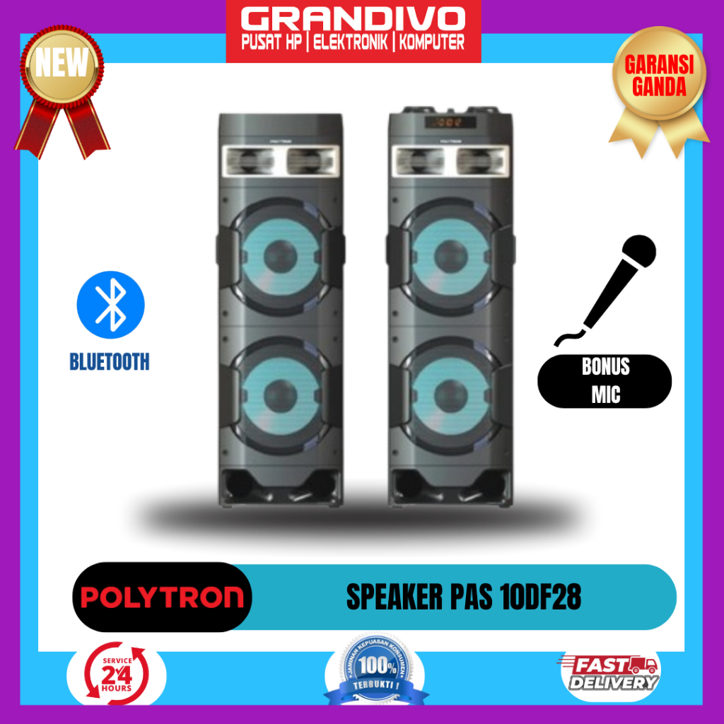 Jual Speaker Aktif Polytron PAS 10DF28 Speaker Bluetooth 10inch ...