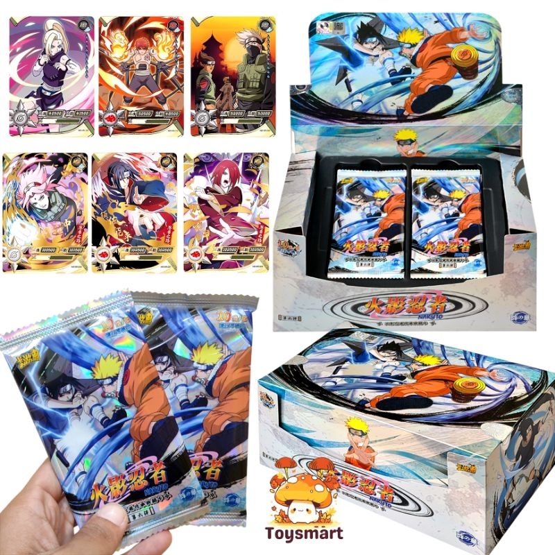Jual Nruto Kayou Pack Tier Wave 6 TCG Naruto Kayou Kartu 1 Box Card ...