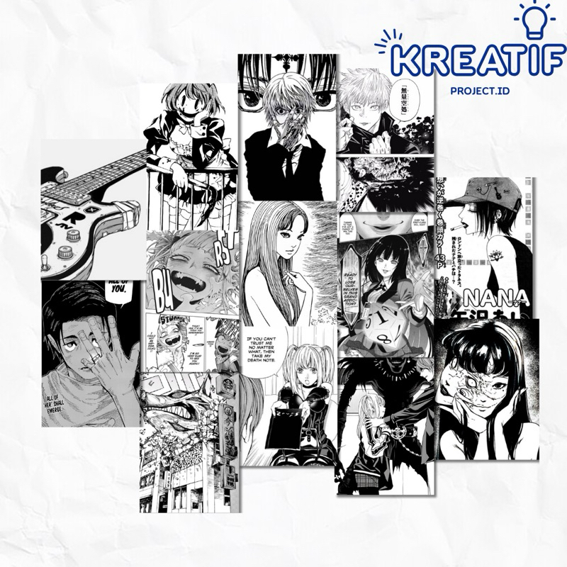 Jual 36 Pcs Poster Aesthetic Manga Komik / Manga wall / Walldecor ...