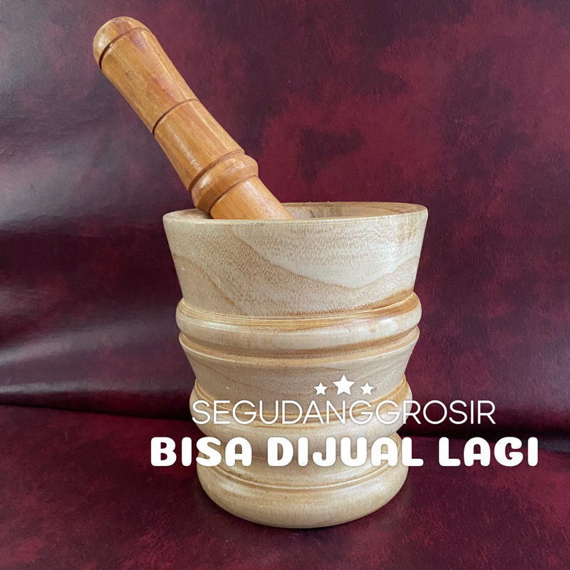 Jual ( 1 set) KAYU MURAH / LUMPANG KAYU TRADISIONAL / TUMBUK KAYU ...