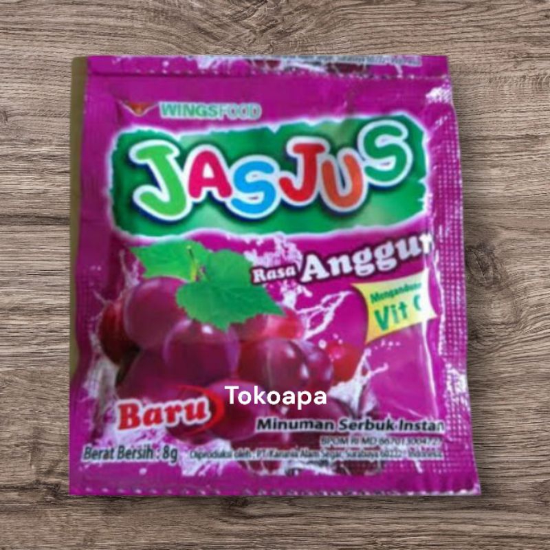 Jual Jasjus Rasa Anggur ( 10 Sachet ) | Shopee Indonesia