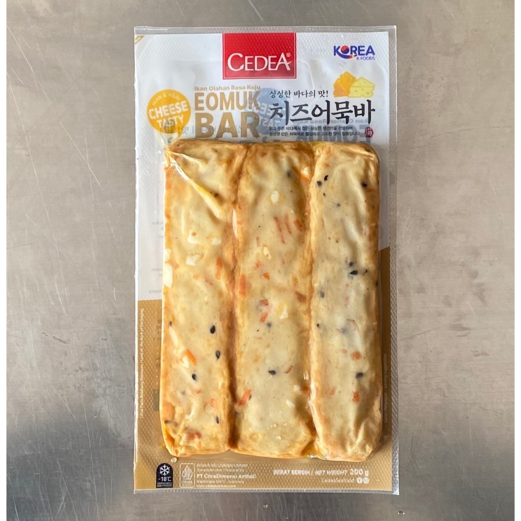 Jual Cedea Eomuk Bar 200gr - Keju - Vegetable / Fish Cake Ala Korea ...