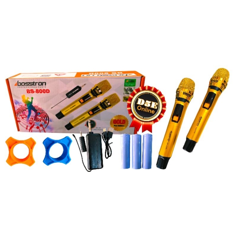 Jual mic wireless bostron 2 mic (sistem charge semua) | Shopee Indonesia