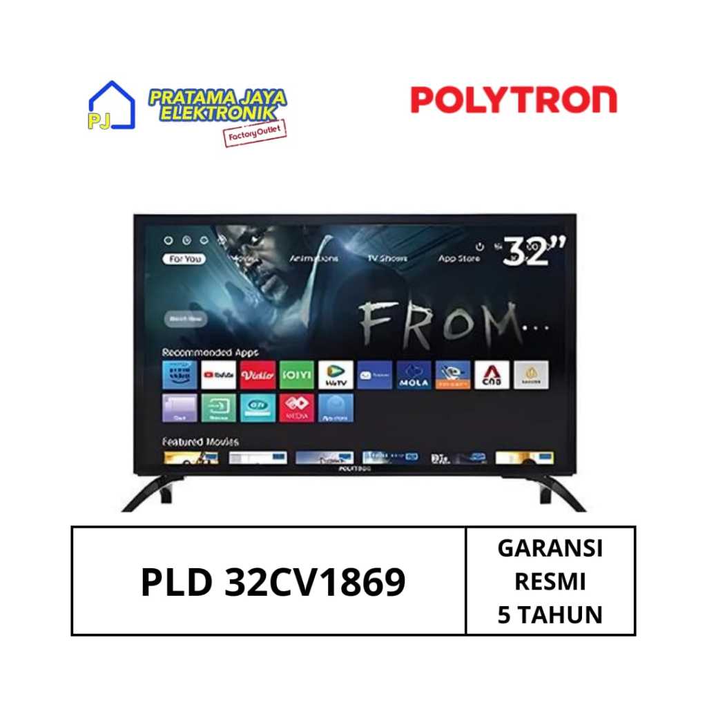 Jual POLYTRON SMART DIGITAL TV 32 INC PLD32CV1869 | Shopee Indonesia
