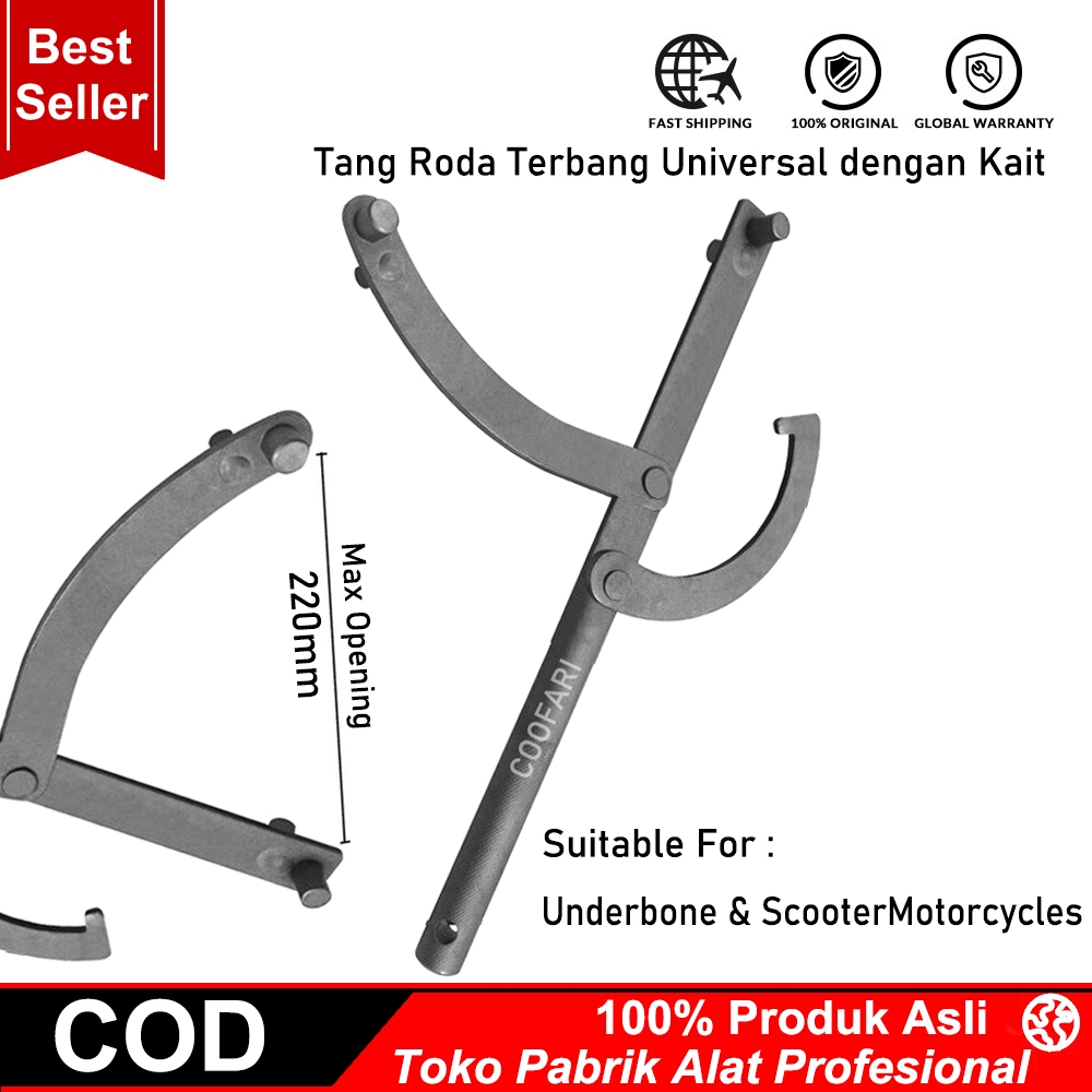 Jual Tang Roda Terbang Universal COOFARI Tahanan Cvt Tahanan Rumah ...
