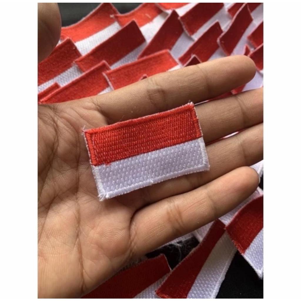 Jual BET /BADGE BENDERA MERAH PUTIH LOGO/ SEKOLAH ECER LUSIN | Shopee ...