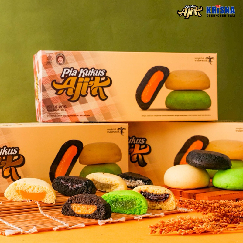 Jual Pia Kukus Ajik Asli Bali | Oleh Oleh Bali | Shopee Indonesia