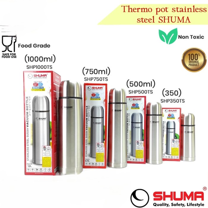 Jual Shuma Termos Air Dingin Dan Air Panas Stainless Steel Termos Shuma ...