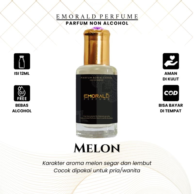 Jual Parfum Sholat Non Alcohol Aroma Melon Roll on 12ml | Shopee Indonesia