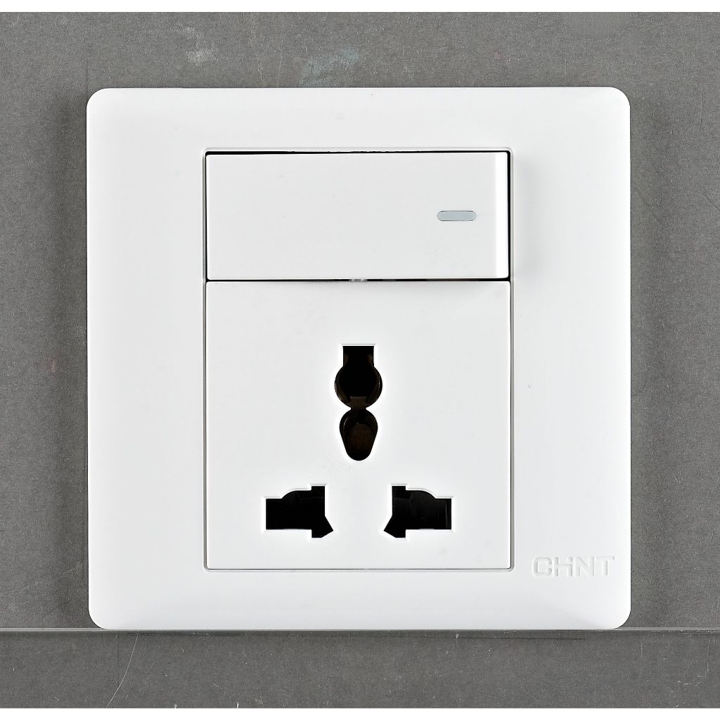 Jual Chint Saklar NEW7G 1 Gang 1 Way Switch 16A 250V With 1 gang 3 Pin ... Jual Chint Saklar NEW7G 1 Gang 1 Way Switch 16A 250V With 1 gang 3 Pin ...