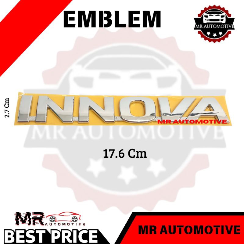 Jual Logo Emblem Tulisan Innova Reborn ORIGINAL | Shopee Indonesia