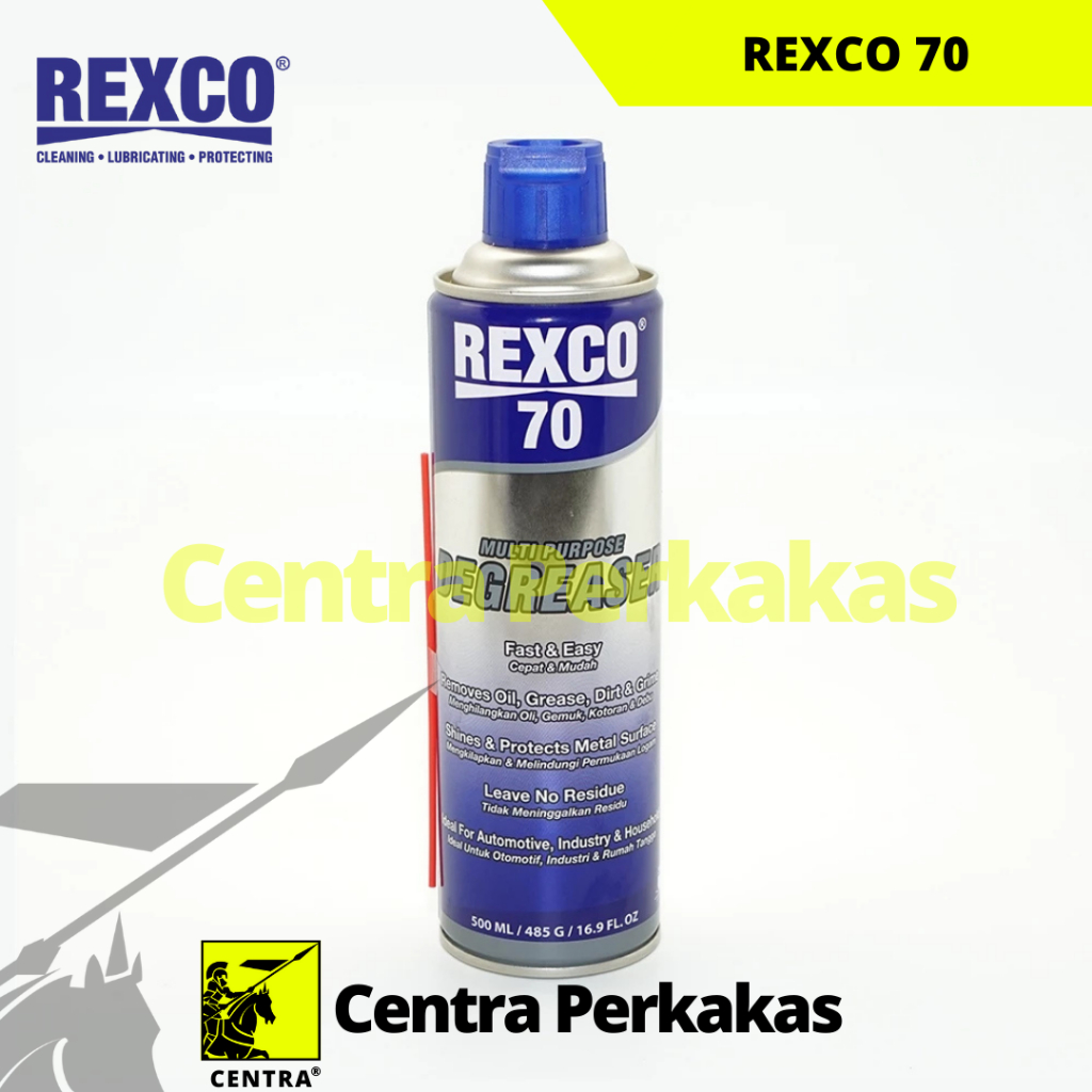 Jual REXCO 70 DEGREASER Pembersih Grease Mesin Gemuk dan Oli 500ml ...