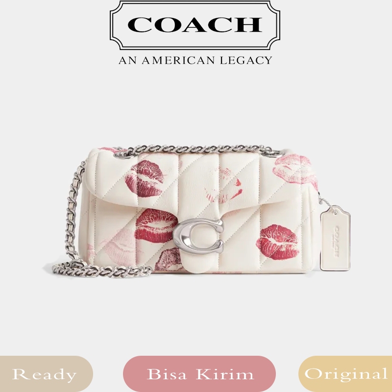 Jual Coach Tabby Shoulder Bag 20 With Quilting And Lip Print | Shopee ...