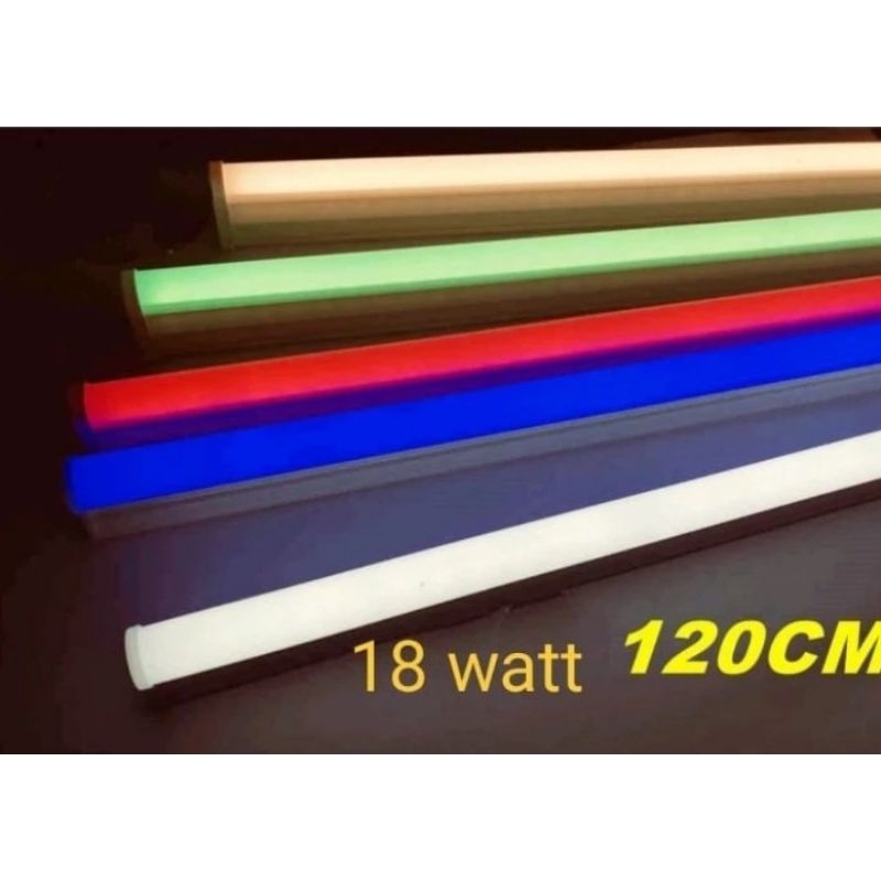 Jual Lampu TL Neon T5 Led 18W 120cm Tube TL Neon Lamp - Merah Biru Hijau Putih Kuning | Shopee ...