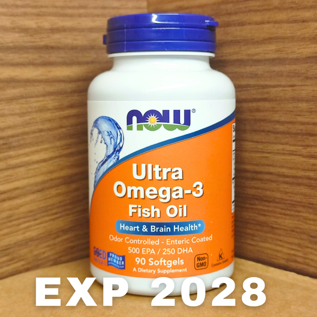 Jual Now Foods Ultra Omega-3 500 EPA/250 DHA 90 Softgels / 180 softgels Now Food Omega | Shopee ...