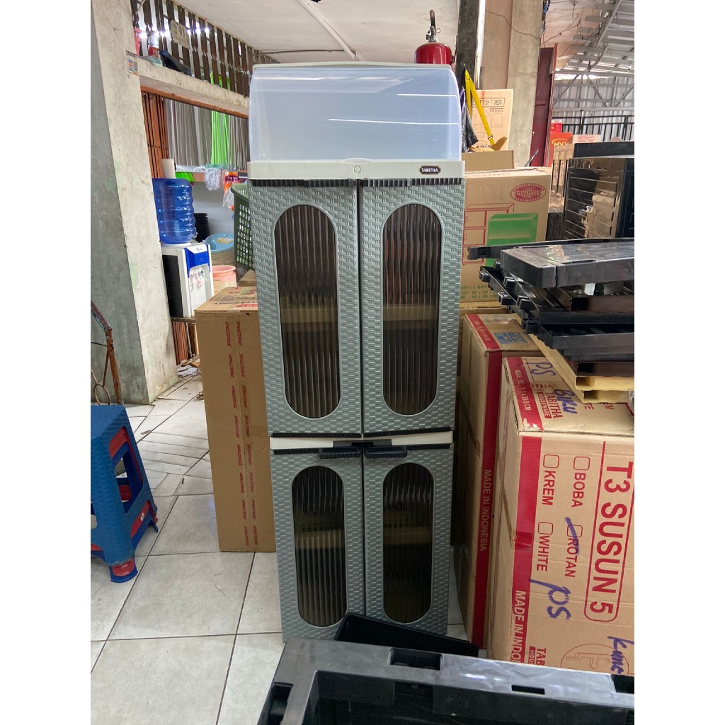 Jual RAK PIRING DYNAMIC 5 SUSUN TABITHA RAK Piring Jumbo Lemari Dapur ...