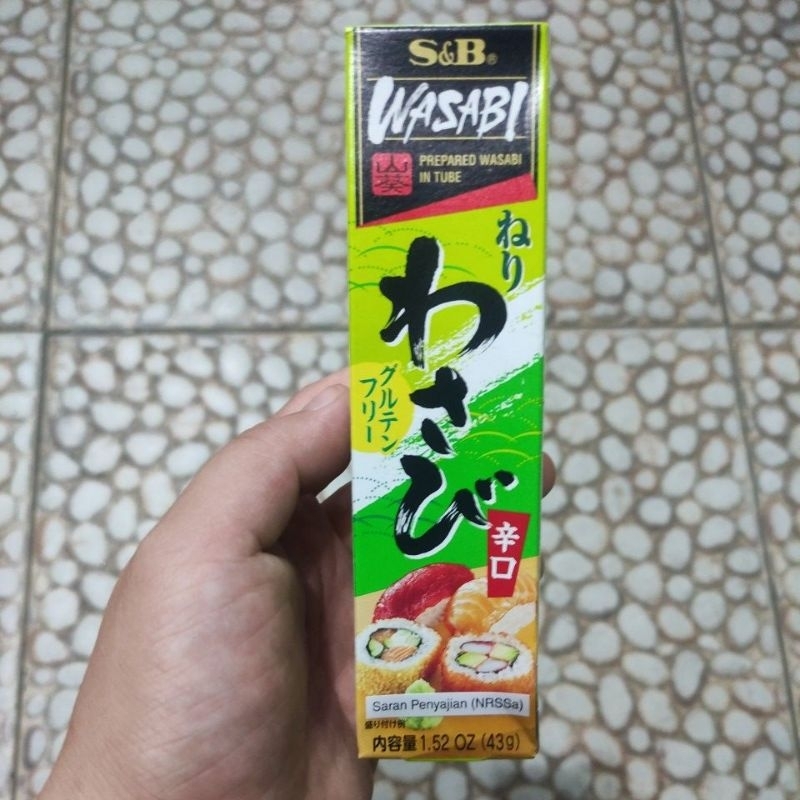 Jual S&B WASABI PASTE IN TUBE 43gr | Shopee Indonesia
