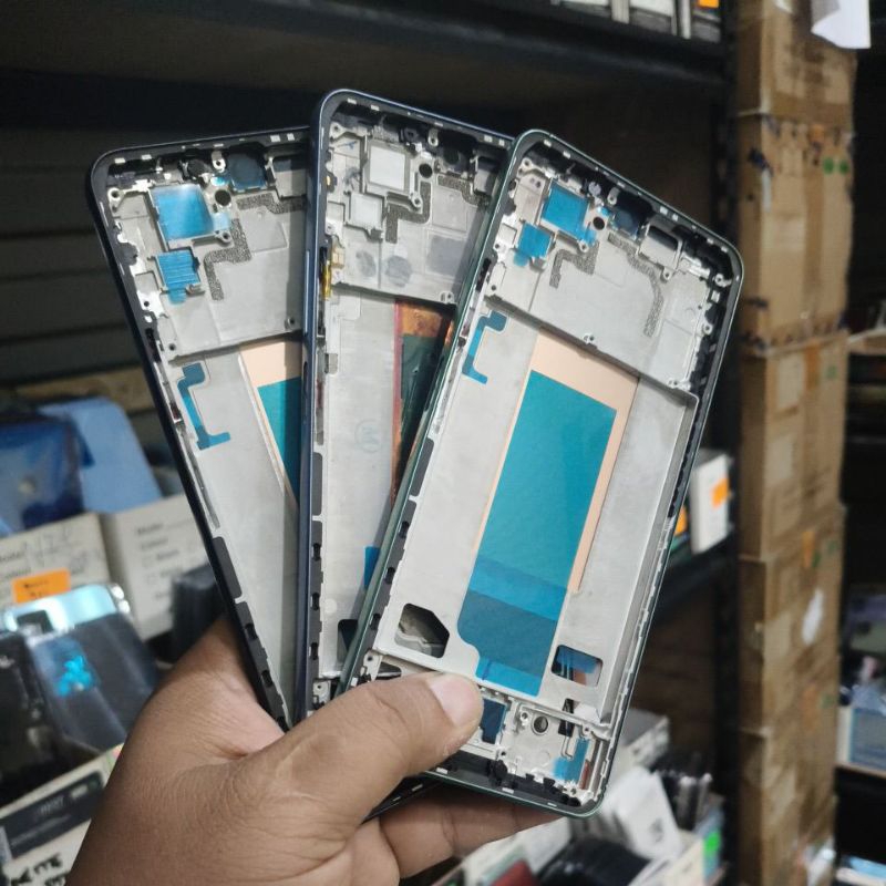 Jual frame lcd tatakan lcd tulang tengah middle Xiaomi Poco f4 5g ori ...