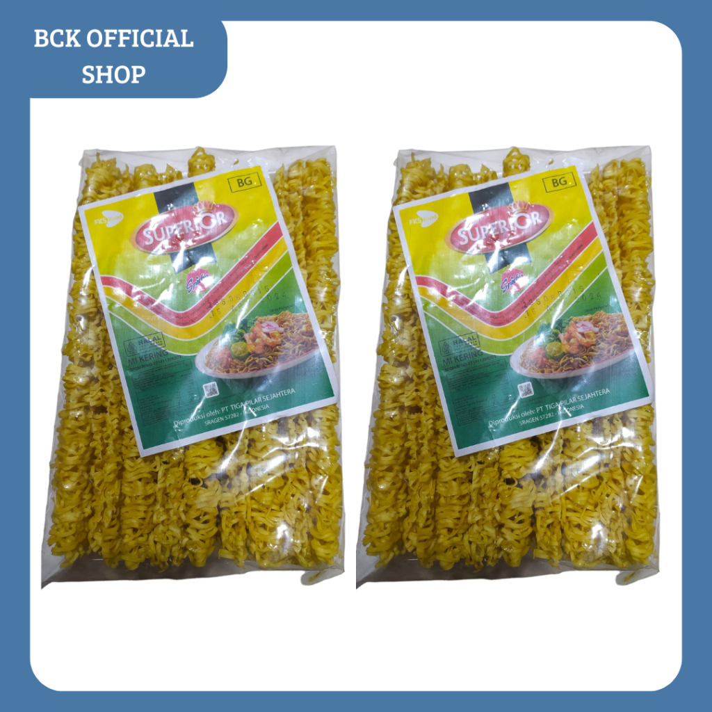 Jual Superior Mi Kering Kuning Mie Keriting (Pack) | Shopee Indonesia