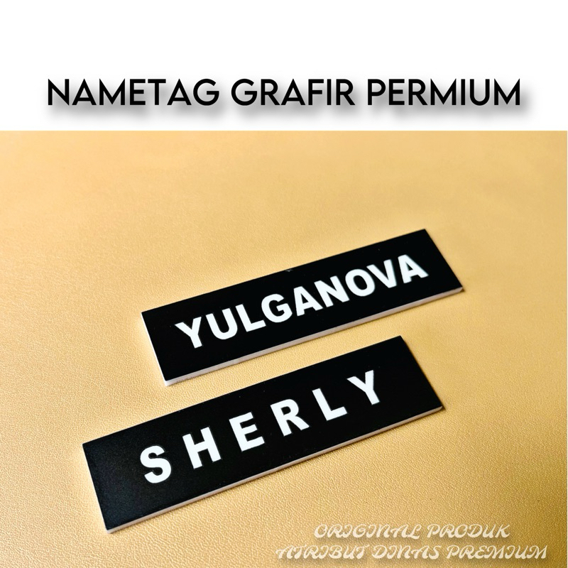 Jual Name Tag Akrilik Grafir Sehari Jadi | Shopee Indonesia