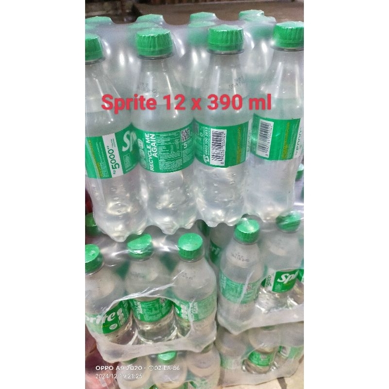 Jual Sprite Botol 12 x 390 ml 1 dus | Shopee Indonesia