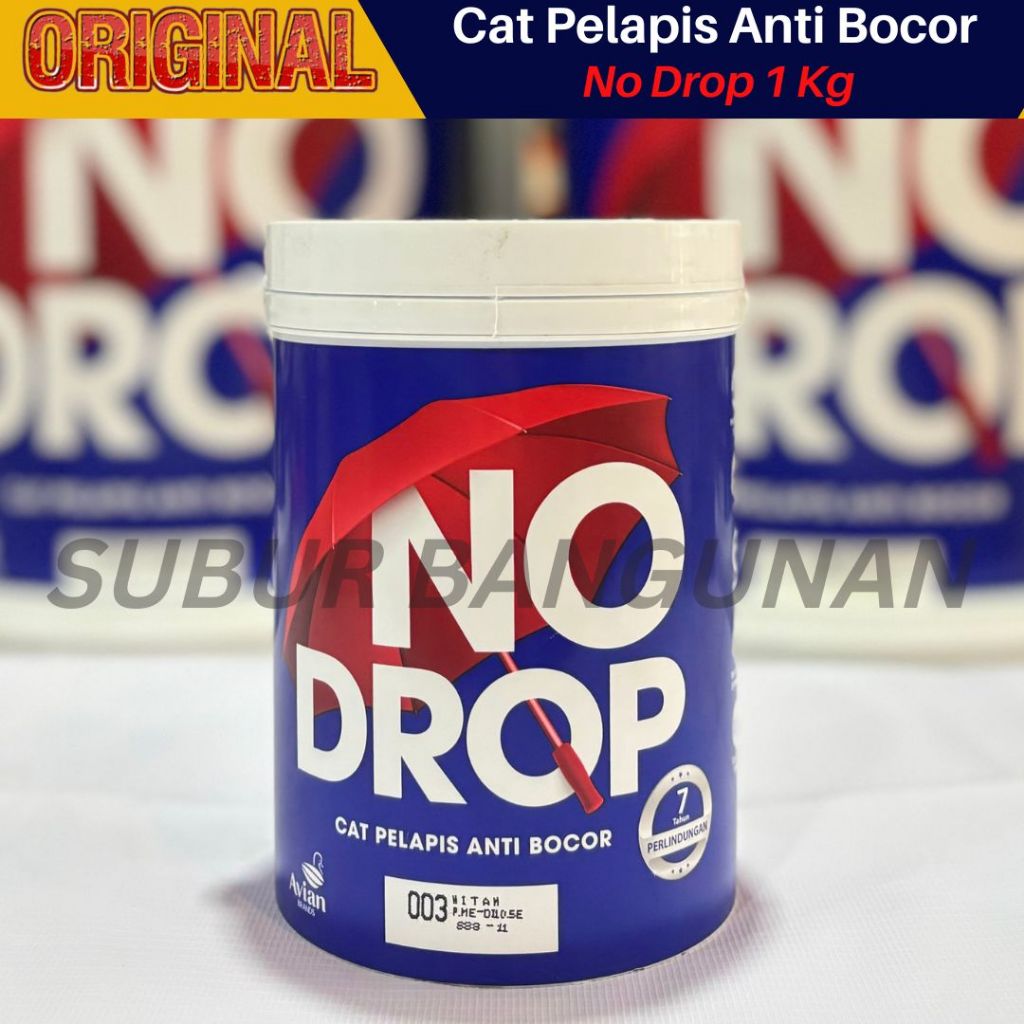 Jual Cat Tembok No Drop Cat WaterProofing Cat Pelapis Anti Bocor 1 Kg | Shopee Indonesia